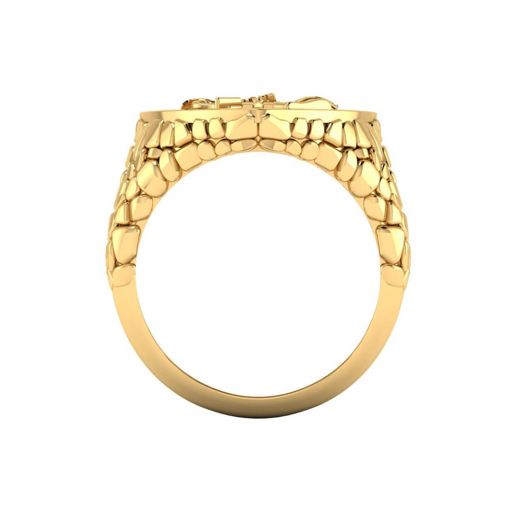 Buy Now 14K Rose Gold oG Collection Armor Of God Ring on https://sophiafiori.com/shop/